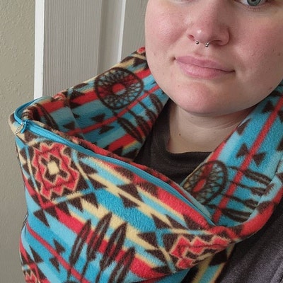 Snuggle Ball Pit Large Fleece Reversible Hanging Pouch 4 - Etsy