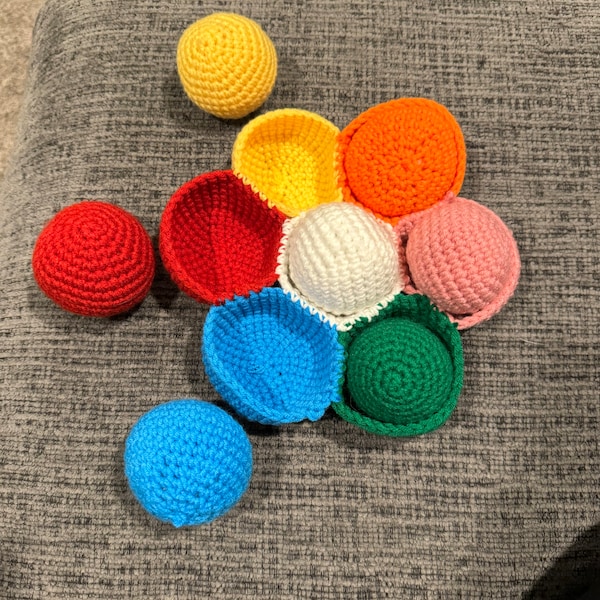 PDF Montessori Crochet Colour Sorter PATTERN ONLY// Montessori Crochet ...