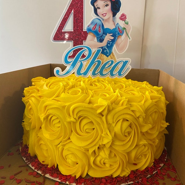 Snow White Cake Topper - Etsy