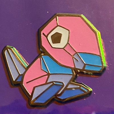 Porygon Glow-in-the-dark Hard Enamel Pin 1in. - Etsy
