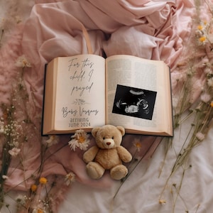 Gothic Digital Pregnancy Announcement, Witchy Baby Announcement ...