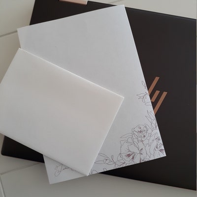 Sophisticated Letter Writing Stationery Set Personalized Gift Custom ...