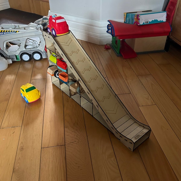 Car Jumping Ramp – Laser Cut Files. Digital Template Kids's Games ...