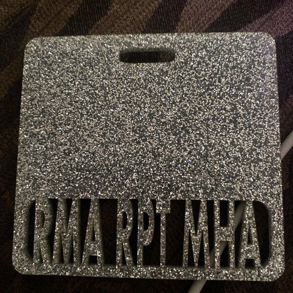 Custom Luggage Tag, Acrylic Bag Name Tag Engrave Your Name and Details ...