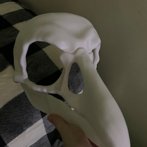 Toony Wolf Skull Mask Movable Moving Hinge Jaw 3D Printed Skulldog Bone ...