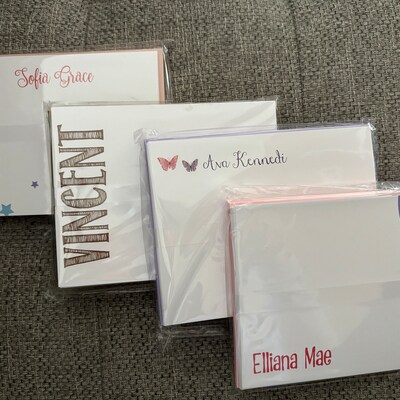 Personalized Script Notepad, Simple and Elegant Notepad, Personalized ...