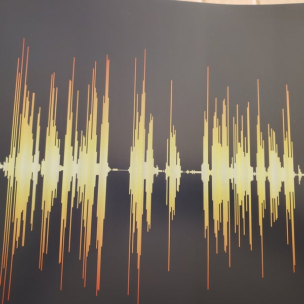 Baby's Heartbeat - Create Your Own Custom Soundwave Art Print, Playable ...