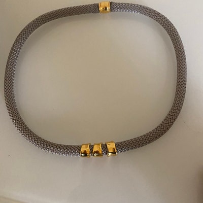 Silver Stopper Beads With Rubber Tube, Slider Stopper Beads, Smart Bead ...