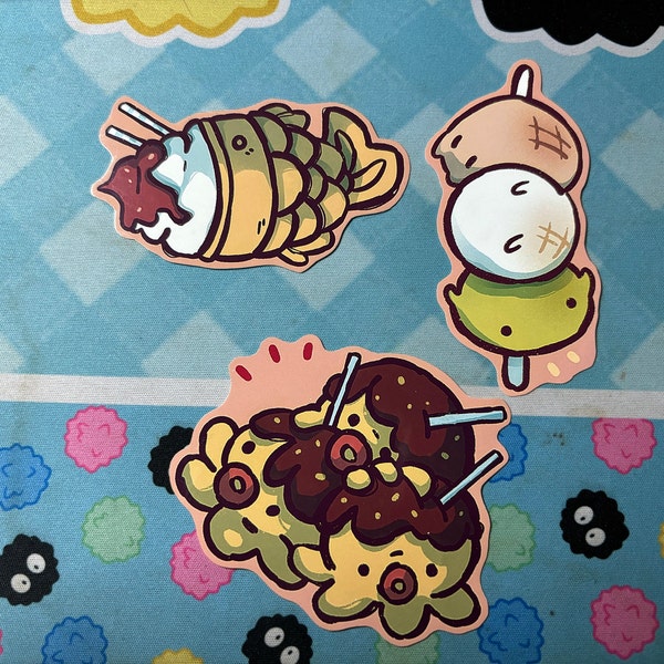 Live Fast Stickers Set Set of 3 Cute Kawaii Animal Stickers, Gift Idea ...