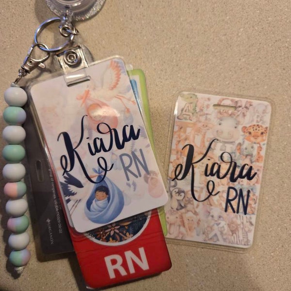 Badge Buddy, Labor and Delivery, Personalized Name Badge, Badge Back ...
