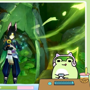 Animated Frog Stream Pet Custom Widget / STREAMELEMENTS Interactive ...