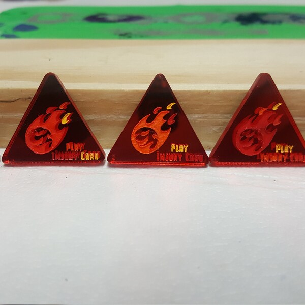 Fireball Island "burn" Token - Etsy