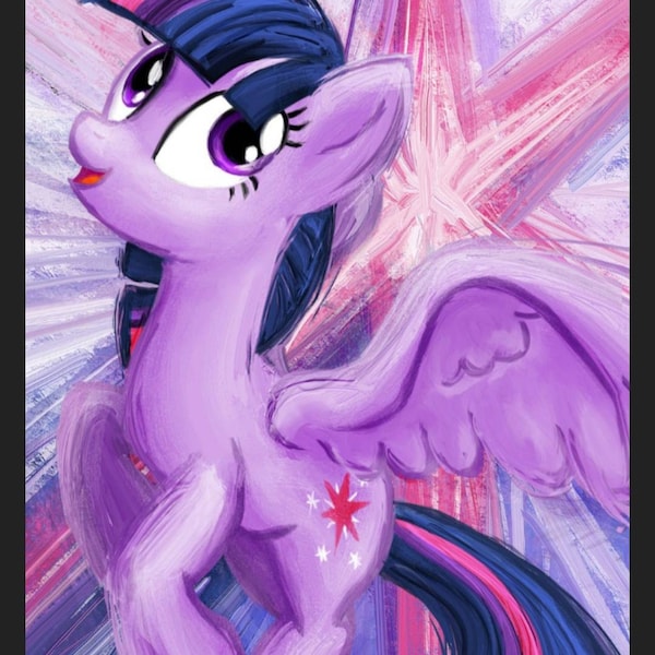 Princess Luna - My Little Pony Friendship is Magic Art Print Poster - Etsy