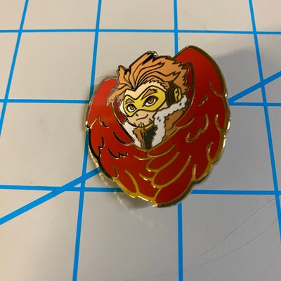 Hawks Hard Enamel Pin / Anime, Hero, Wings, Lapel Pin, Badge, Gold - Etsy