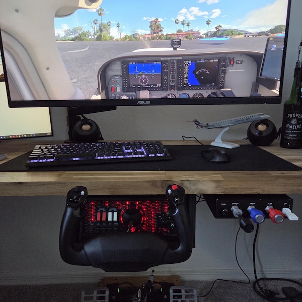 Cessna Throttle Quadrant Prop Mixture Flaps Trim Controller for Flight ...