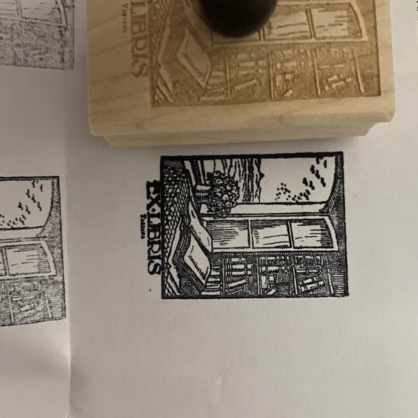 Vintage Bookplate Stamp - Custom Ex Libris for Literary Enthusiasts - Etsy