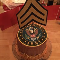 ARMY Enlisted Rank Cake Topper and Centerpiece ARMY Promotion and ...