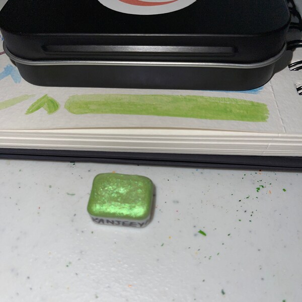 Handmade Watercolour Tester Pack - Set of 24 Mini Pans - Metallic and ...