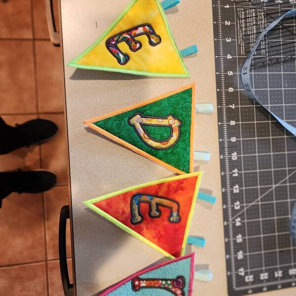 Applique Embroidery Font Cute Alphabet for Personalization Baby and Kid ...