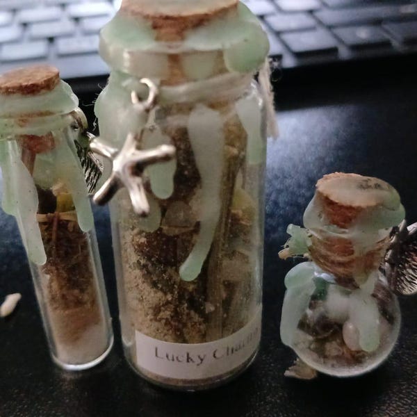 Lucky Charms, Good Luck Spell Jar - Etsy