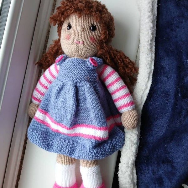 Little Belles - 6" (15cm) - Doll Knitting Pattern - Toy Knitting ...