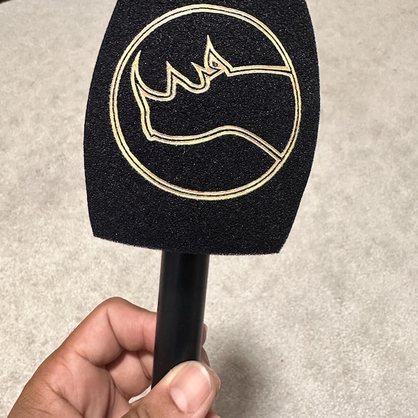 Custom Logo Microphone Foam Windscreen Cover: Triangle Sponge ...