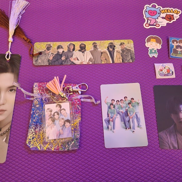 BTS Bookmarks - Etsy