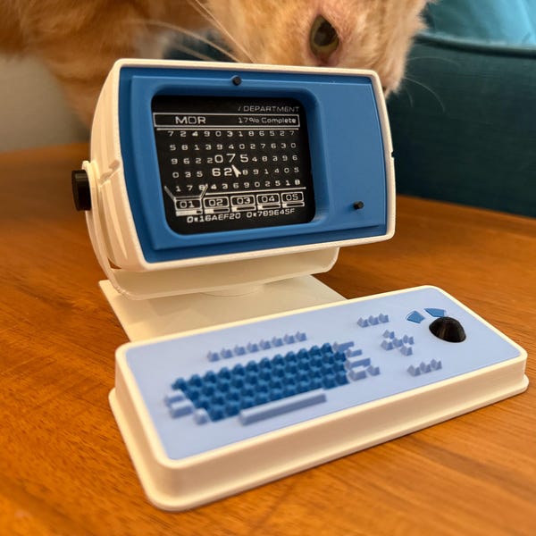 Severance Inspired Mini Computer Replica Data General Dasher D2 Model ...