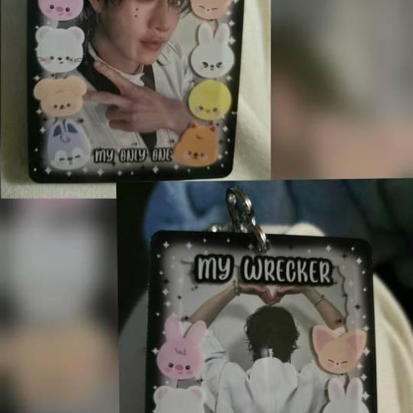 Shaker Keychain Kpop Merch San Hongjoong Seonghwa Wooyoung Mingi Charm ...