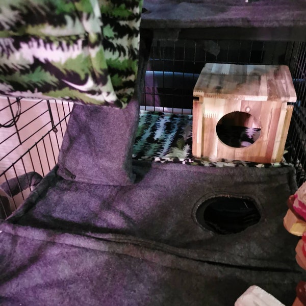 Fleece Scraps Fleece Bedding Fleece Strips Rat Toy Nesting Material Pom ...