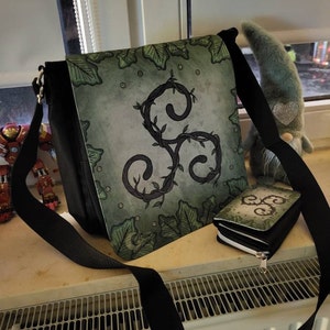 Moonphases Lunar Phases Shoulder Bag Moonflowers Art Bag Witch Bag ...