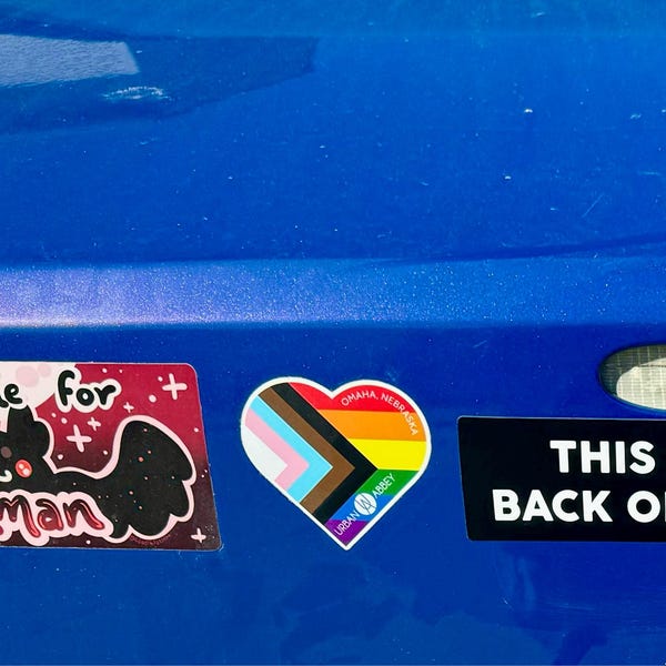 This is the Back of My Car Bumper Sticker or Magnet, 7x2 Inch Weather ...