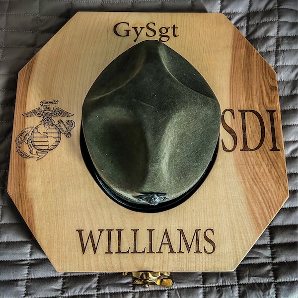 Campaign Hat Press, Drill Sergeant, Graduation/retirement Gift - Etsy