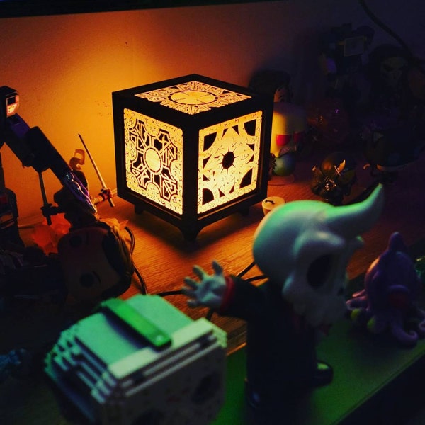 Puzzle Box Lamp - Etsy