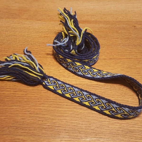 Silk Tablet Weaving Belt / Trim for Medieval or Fantasy Costume ...