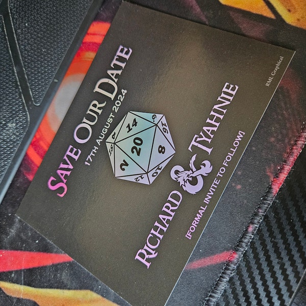 Magic the Gathering - Wedding Invite - Etsy