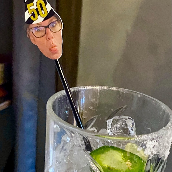 Custom Graduation Face Drink Stirrers, Graduation Party Decor, 2025 ...