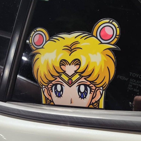 Mischievous Magician Peeking Decal - Shonen Action Fantasy Anime ...