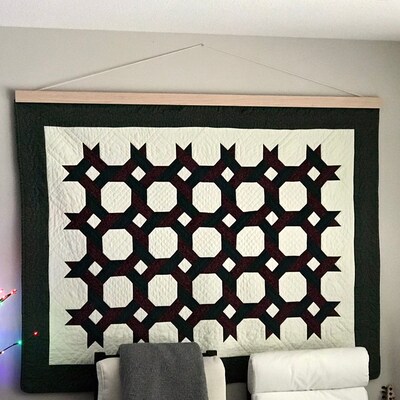 Quilt Hanger Frames Wood Hanging Frame for Quilts, Tapestry Art ...