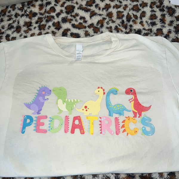 Pediatrics Shirt, Pediatrics Dinosaurs T-shirt, PEDS T Shirt, Peds ...