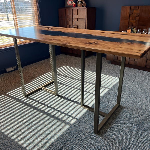 Stainless Steel | Sofa Legs | 8" X 16" Flat Table Legs, Height 4" to 10 ...