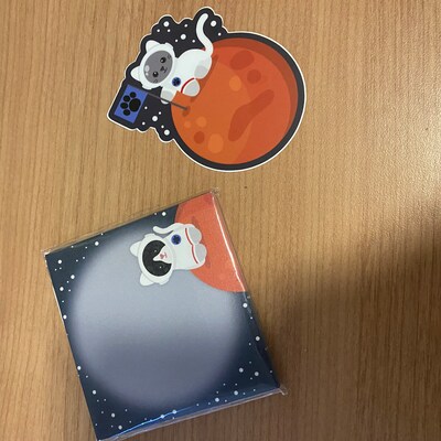 Cat Notepads Set of 4, Cute Cat Stationery Set, Notepad for Teacher ...