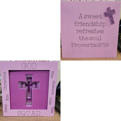 3D Cross Shadow Box SVG/PNG Cut Files Cross Easter Faith 3D Shadow Box ...