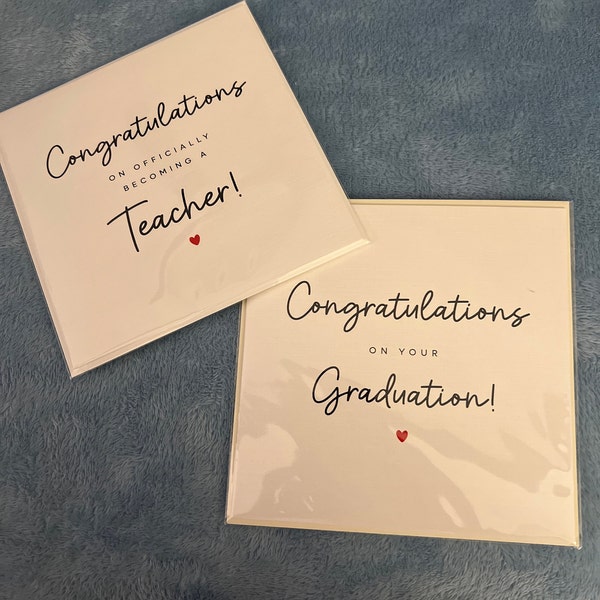 Graduation Card Congratulations Grad Card for Her for Him Middle School ...