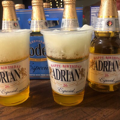 Custom Modelo Beer Labels Personalized Beer Cerveza - Etsy