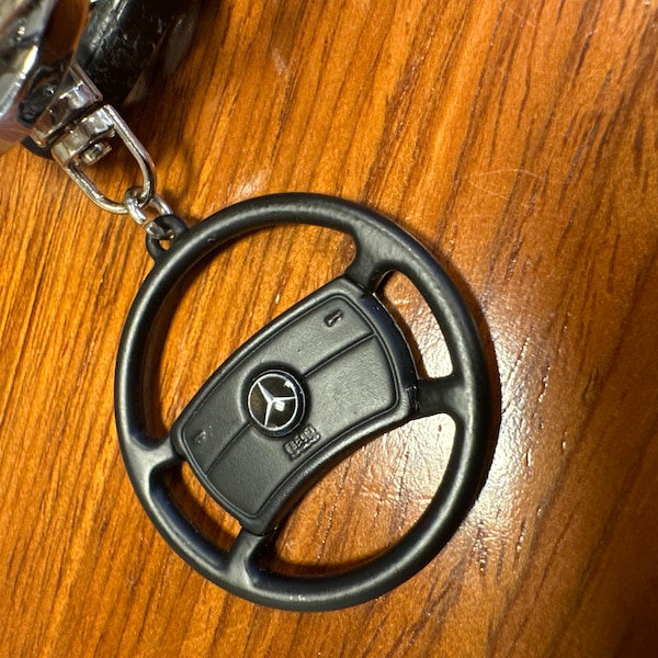 W126 Mercedes-benz Steering Wheel Key Chain - Etsy