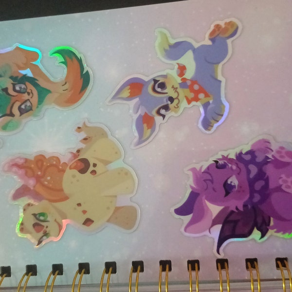 Pastel Virtual Pet Sticker Sheet - Etsy
