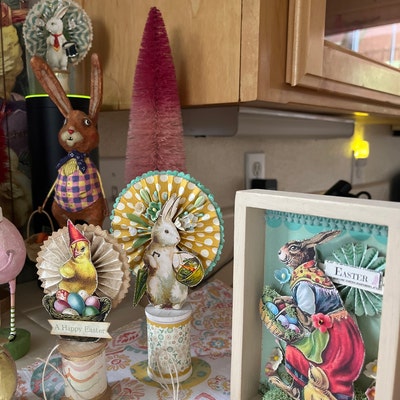 Vintage EASTER, RETRO Easter, Kitsch, Vintage Easter Decorations, Retro ...