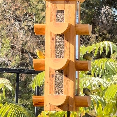 Tray Bird Feeder, Bird Seed Catcher, Bird Feeder Catchers Handmade With ...