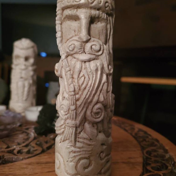 Freyr Totem Altar Frey Statue Norse Pagan Asatru Figurines - Etsy